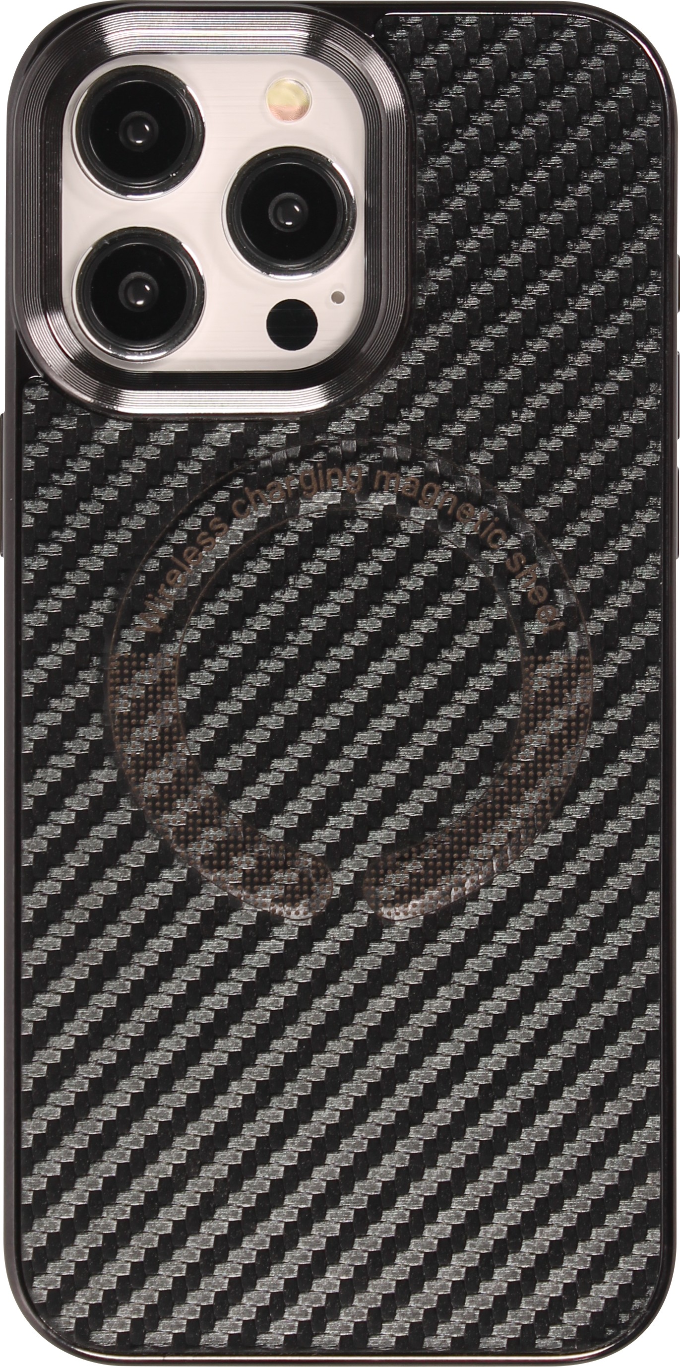 Coque iPhone 15 Pro Max - Silicone renforcé avec texture et anneau ...